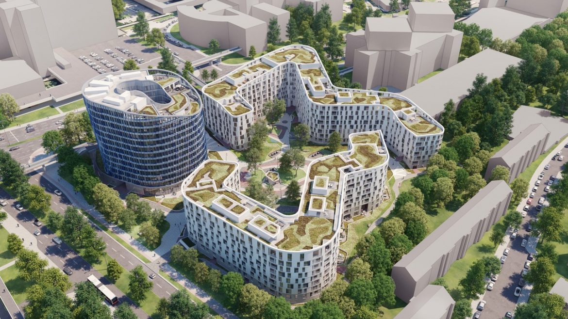 Bauunternehmen DITTING baut Wohnquartier IPANEMA in Hamburg City Nord - DITTING